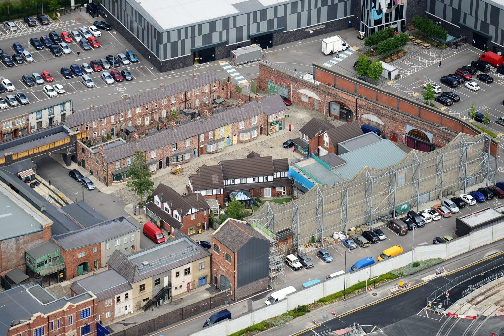 Coronation Street set - Whizzard Helicopters